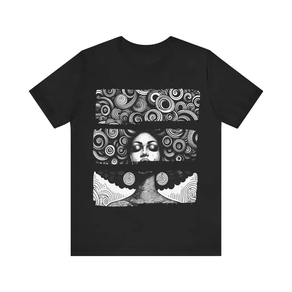 Spiraling Thoughts of a Silent Mind - Jersey Short Sleeve Tee - Walmart.com