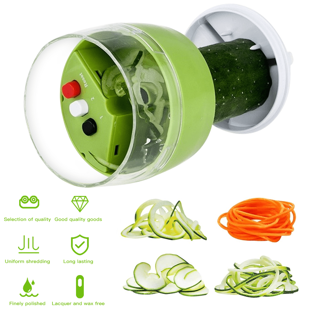 Spiralizer for Veggies,DFITO 4 in 1 Zoodles Spiralizer, Zucchini Noodle ...