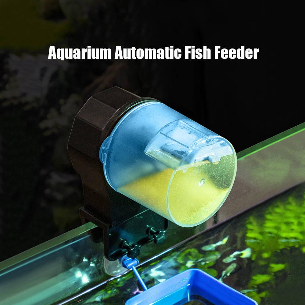 Spirastell Electric feeder,Fish Feeder Fish Timer Feeder Adjustable ...