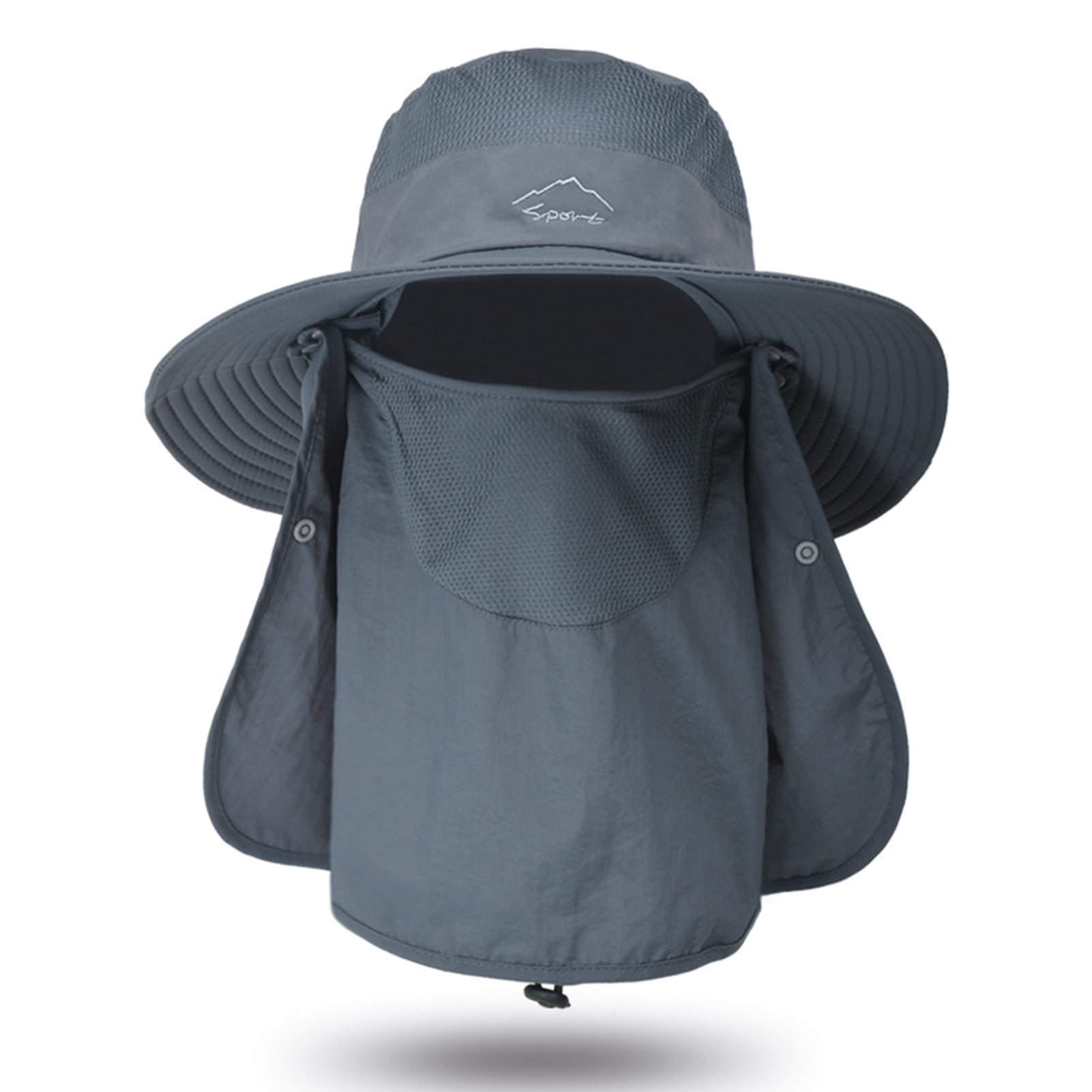 Spirastell Fishing Hat,Sun Cap Cover Flap Wide Summer Outdoor Sun Neck ...