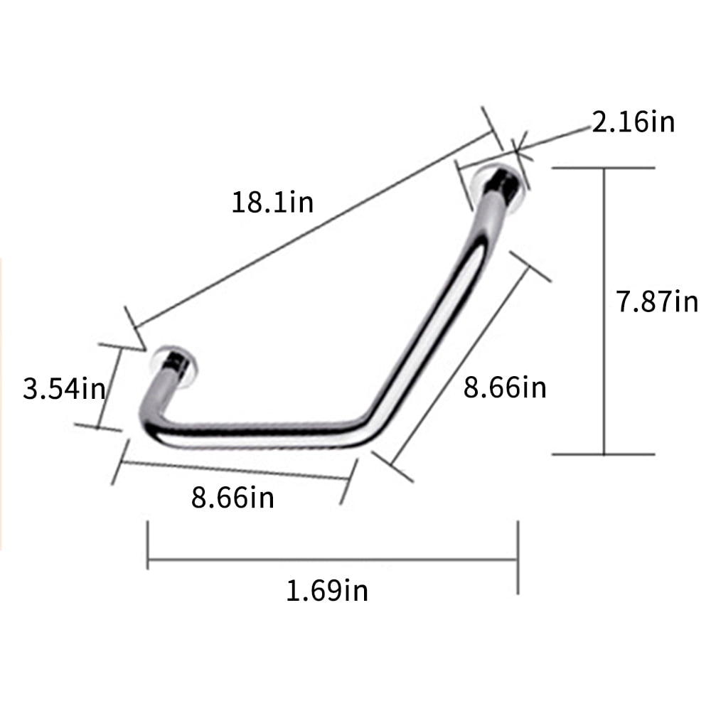 Spirastell Grab Bar,Handicap Support Balance Toilet Handicap Support ...