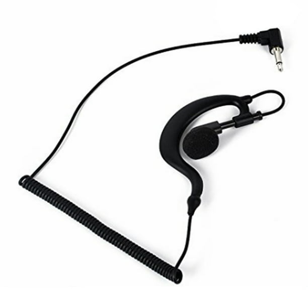 Spirastell Headset,Coiled Cable 3.5mm Ear Headset Two Way Headset Mic ...