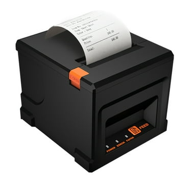 Thermal Receipt Printer, 80mm USB/WiFi POS QR Code Printer with Auto ...