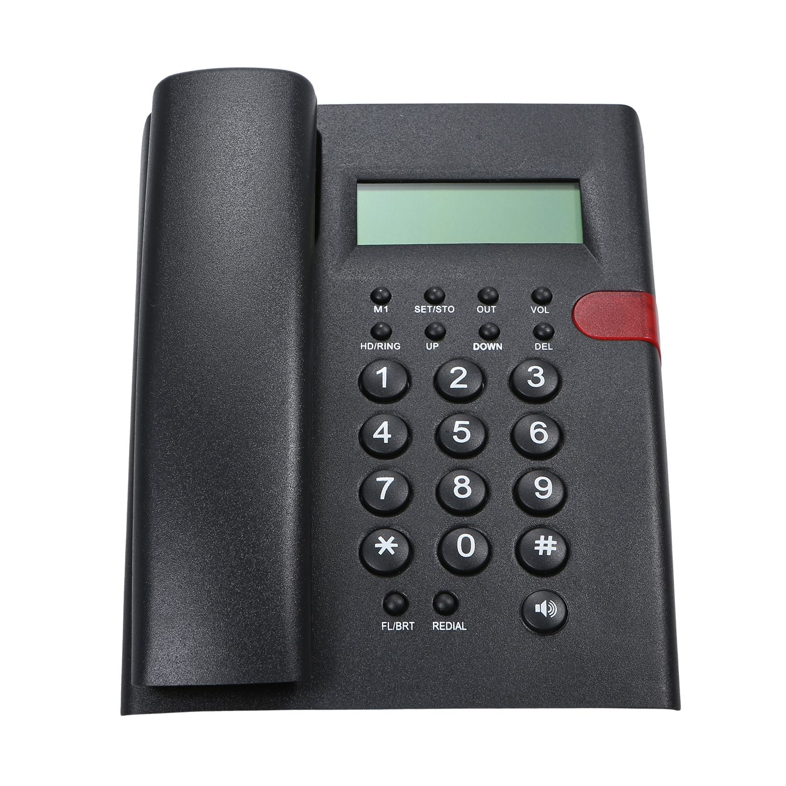 Spirastell Landline,Battery-Free Landline Caller Adjustable LCD Screen ...