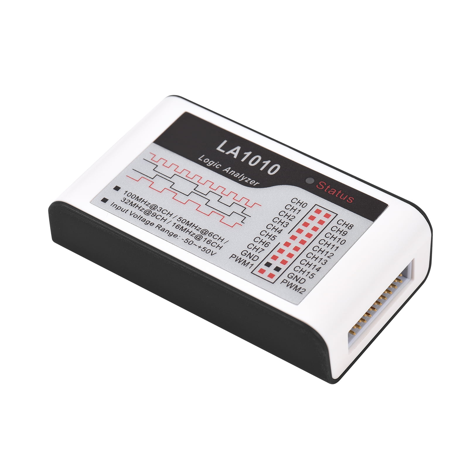 Spirastell Logic analyzer,16 Channels Analyzer 2.0 100MHz Rate USB 2.0 100MHz Rate PC Software ...