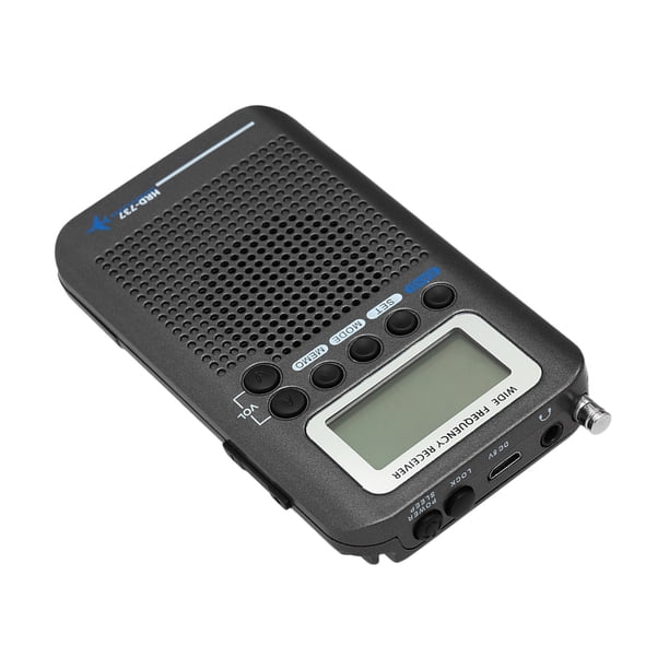 Spirastell Radio,Band LCD Portable Band AM SW Aircraft Band SW World ...