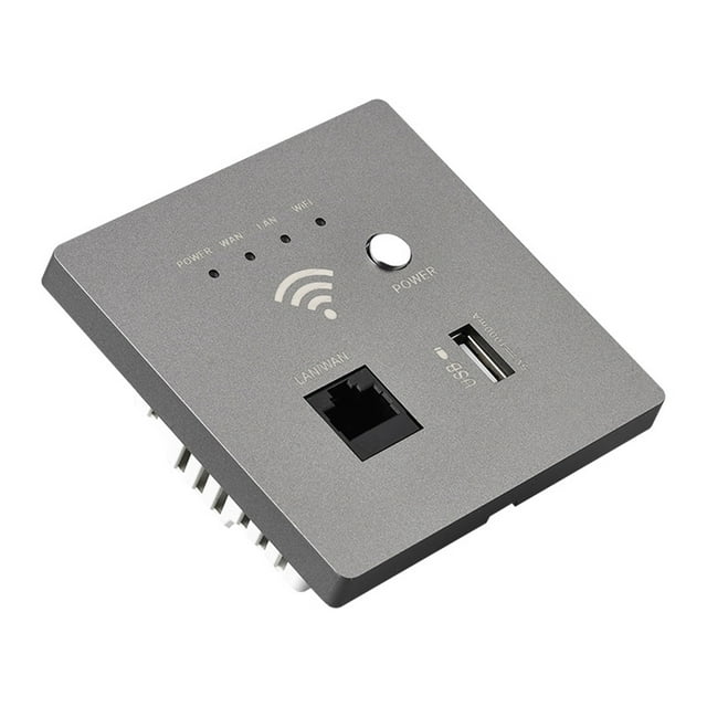 Spirastell Router,WiFi Router Socket Wall Mount AP Router WPS Router ...