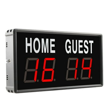 Portable Shuffleboard Wall Mounted Scoreboard, Club Accessories, Black ...