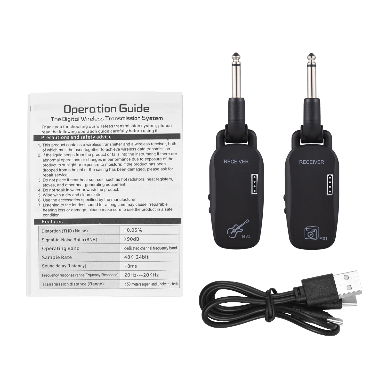 Spirastell Wireless transceiver,Bass Receiver Portable Professional ...