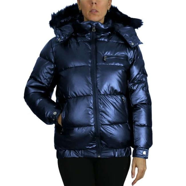 Spire 2378969 Womens Fashion Bubble Jackets, Navy - Small-Extra Large ...