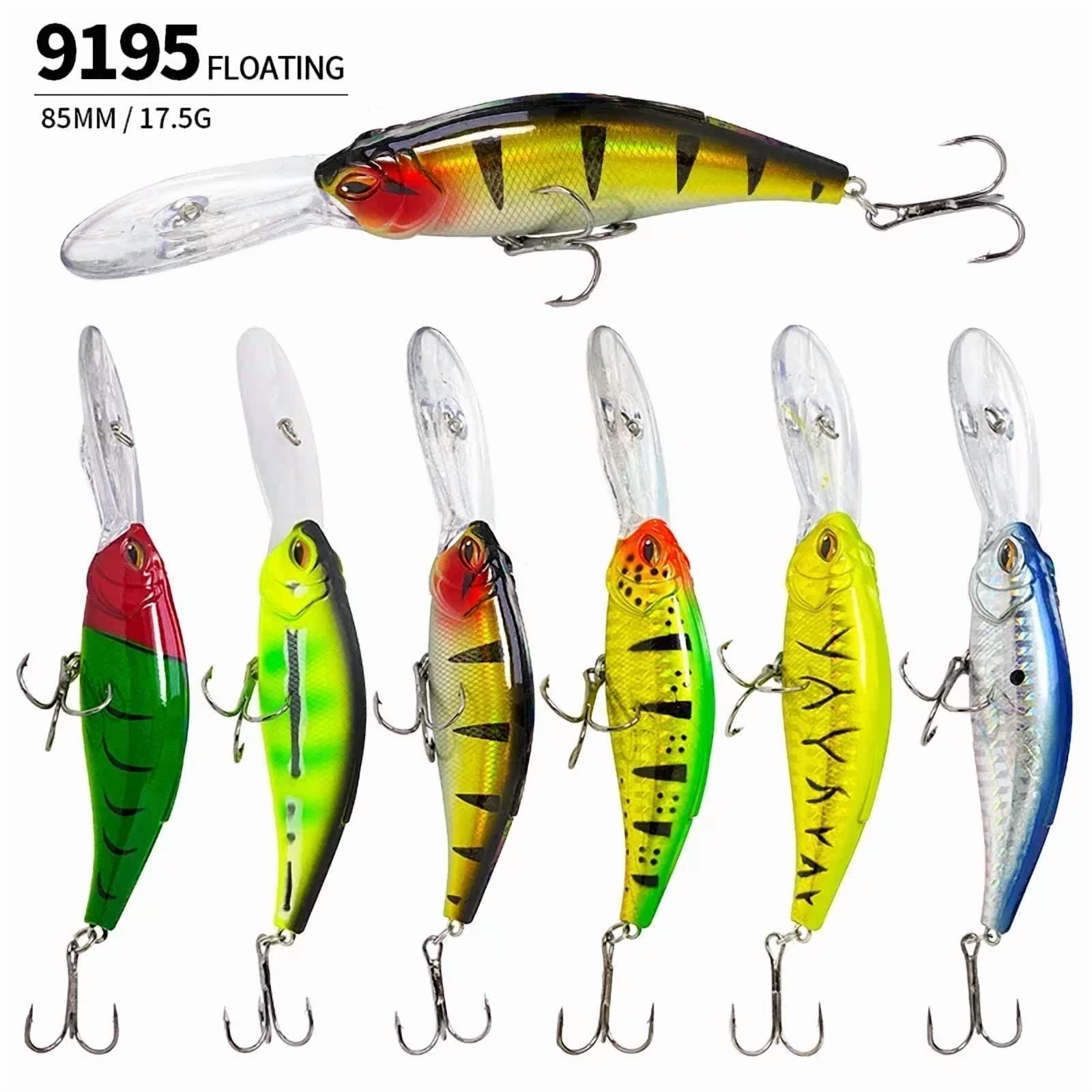 Spirebuzz Ratstrike 7 Piece Bionic Lure Set 3D Realistic Mouse Topwater ...