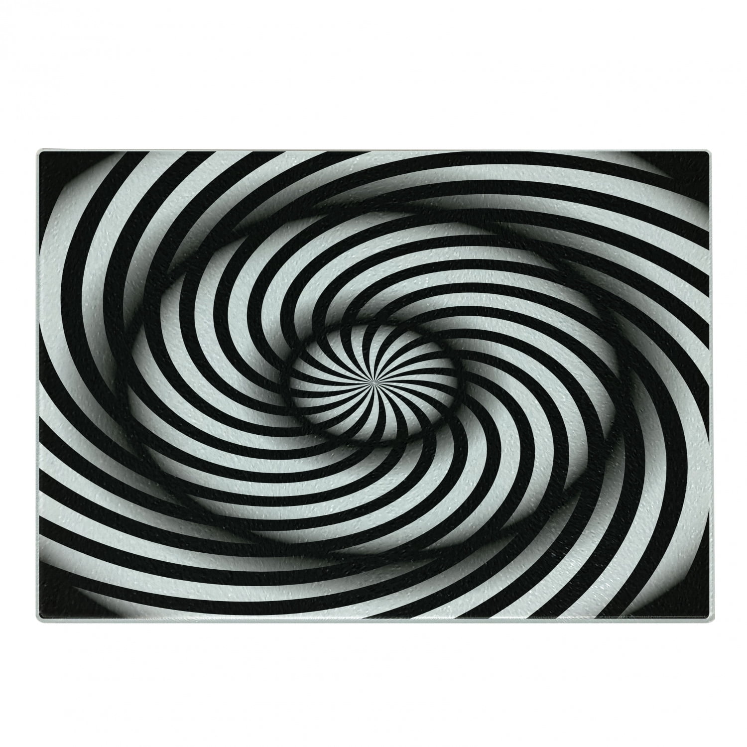 Spires Cutting Board, Minimalist Hypnotic Vortex Curve in a Twisted ...