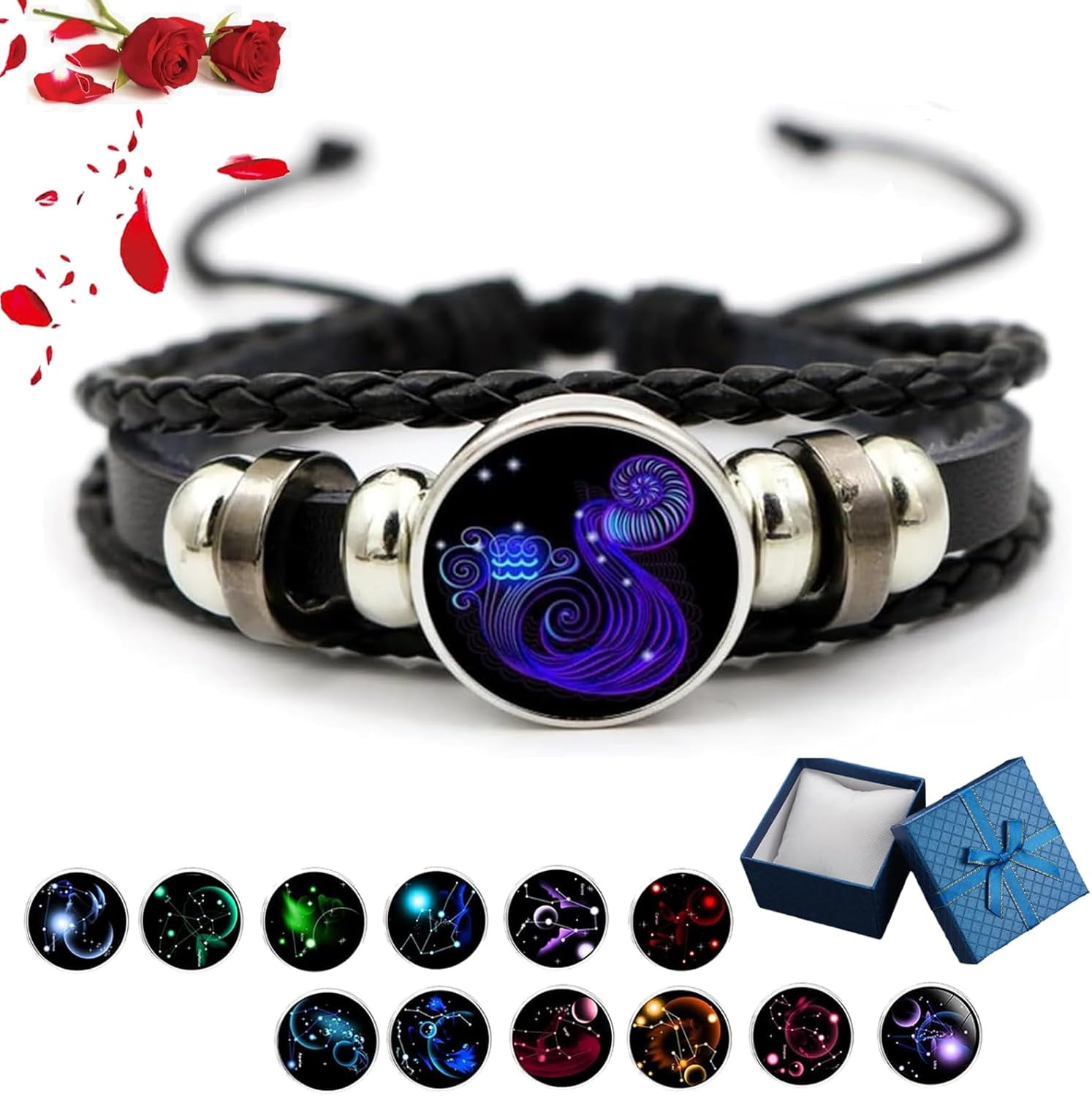 Spirilet Bracelet, Zodiac Signs Spirit Bracelet, Serene Manifestation ...