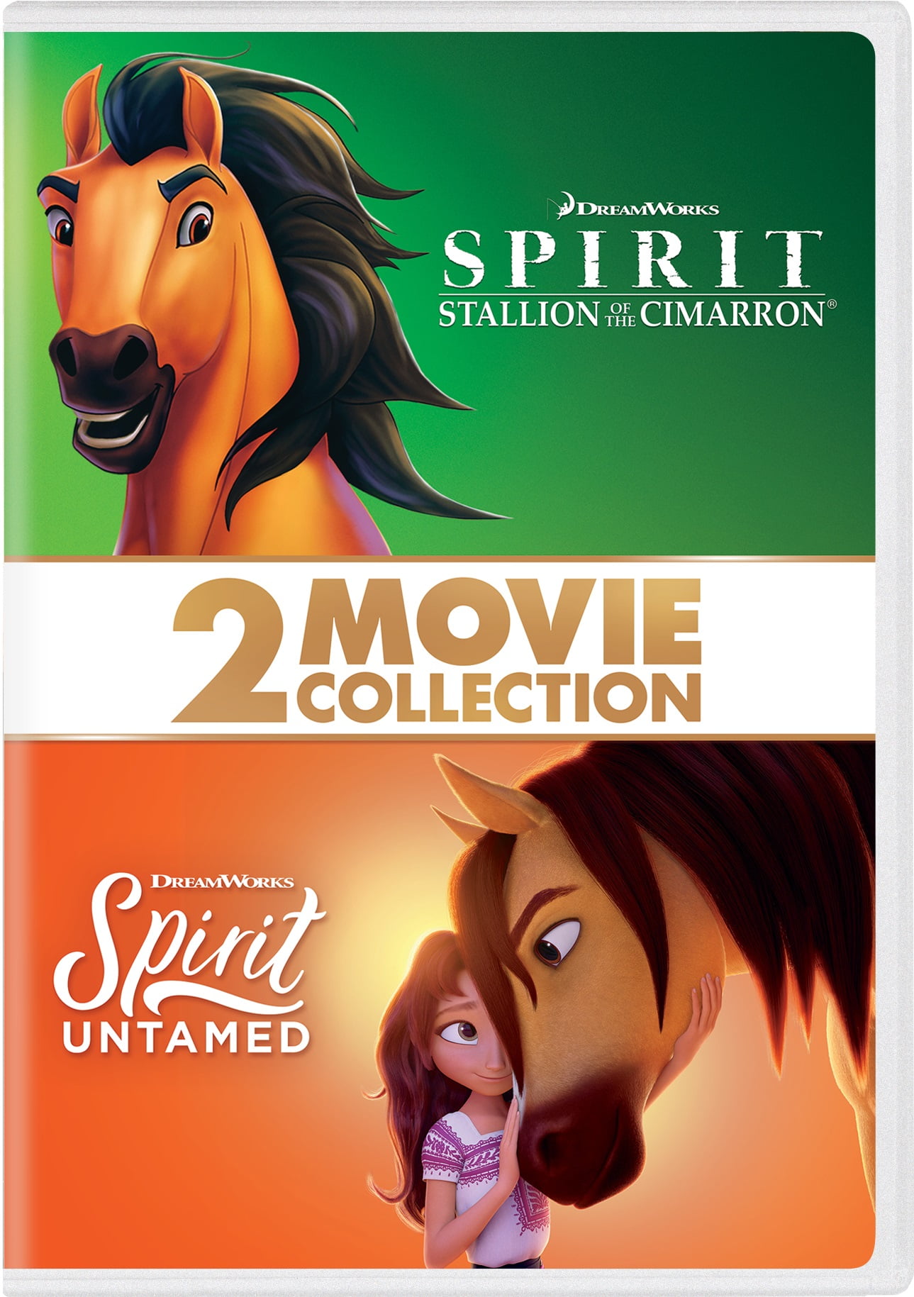 Spirit: Stallion of the Cimarron & Untamed 2-Movie Collection (DVD ...