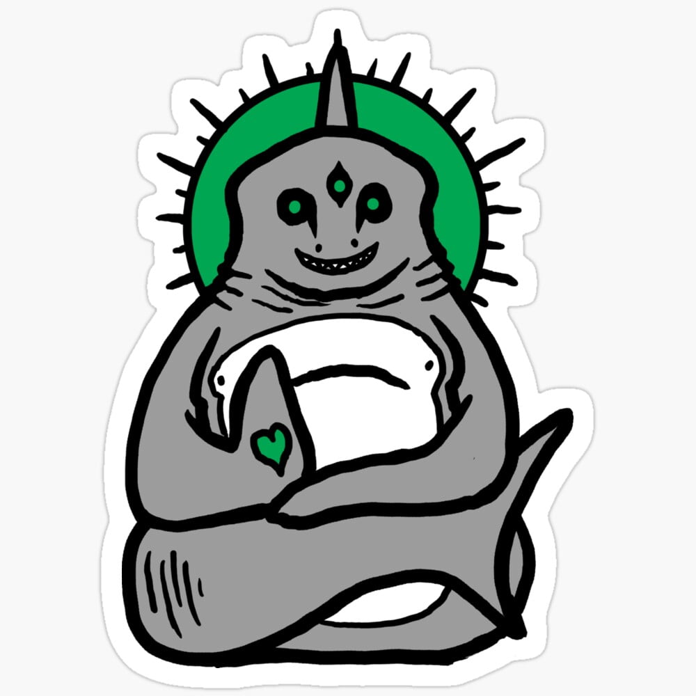 DOPASTICKER Spirit Animal #57: Shark Gift You - Phone Stickers ...