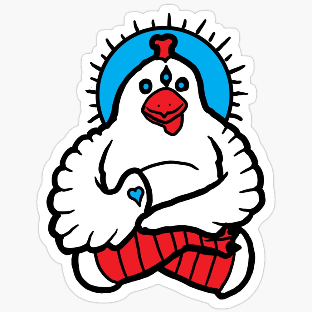 DOPASTICKER Spirit Animal #59: Rooster Gift You - Phone Stickers ...