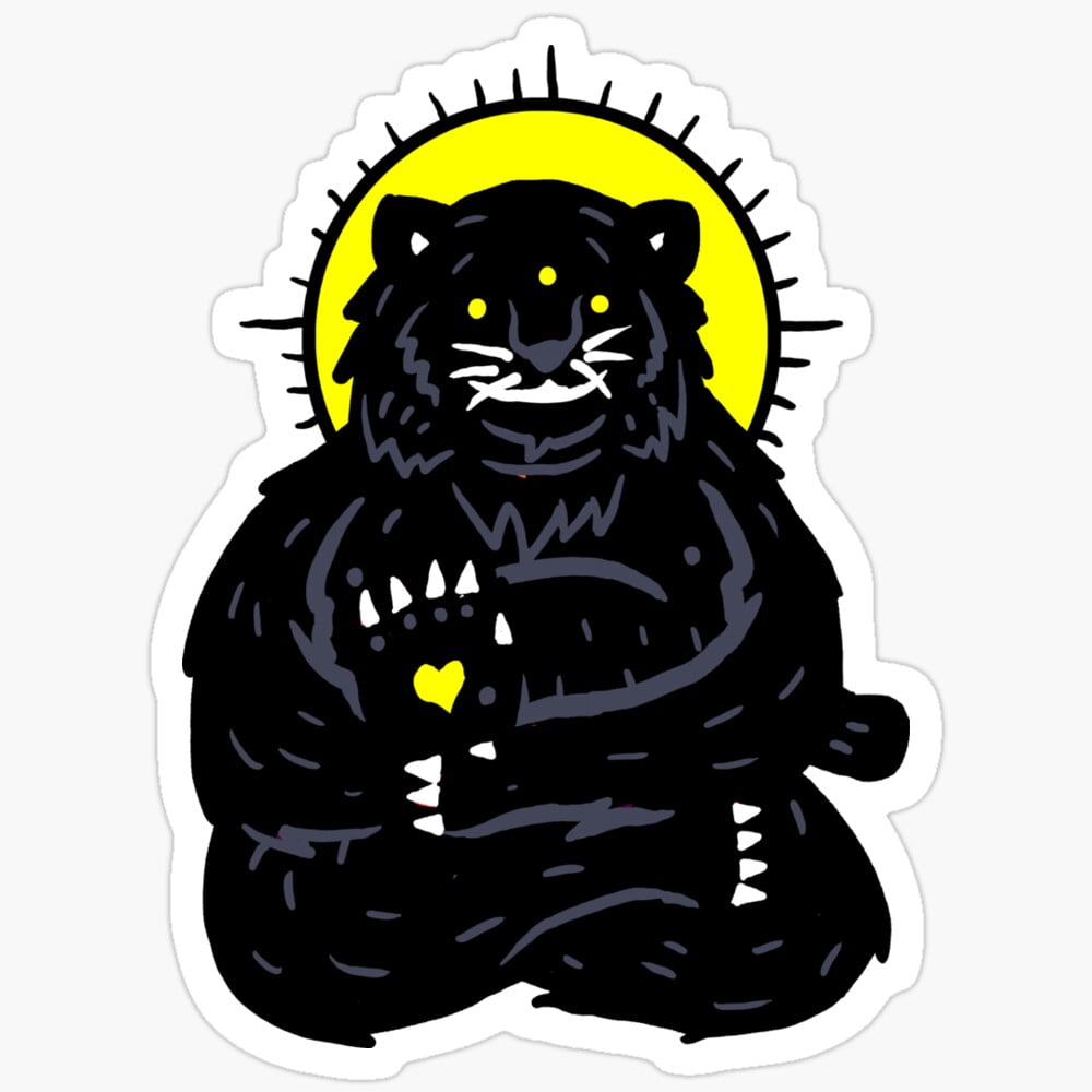 DOPASTICKER Spirit Animal #69: Panther Gift You - Phone Stickers ...