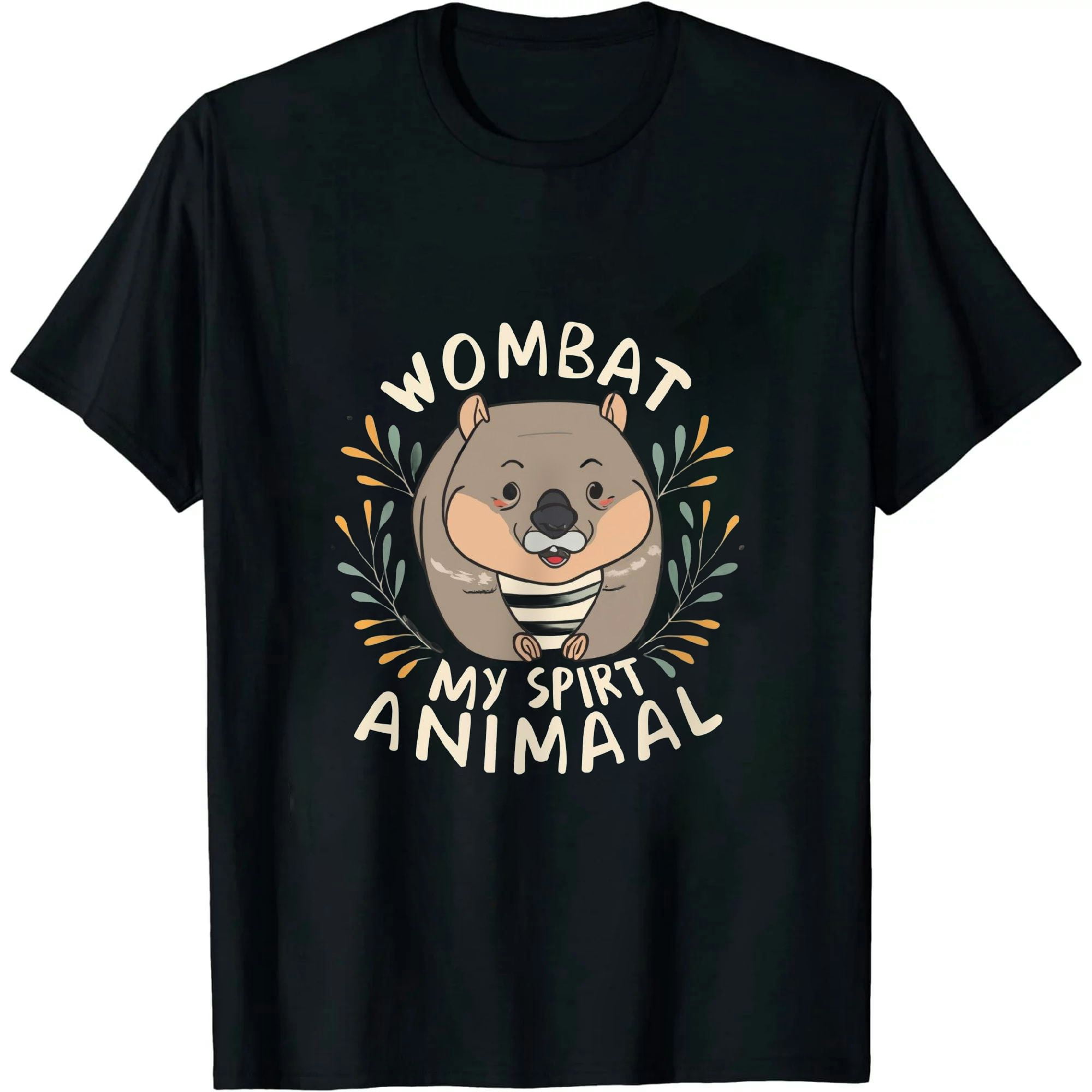 Spirit Animal Australia Animal Zoo Keeper Cute Aussie Wombat T-Shirt ...