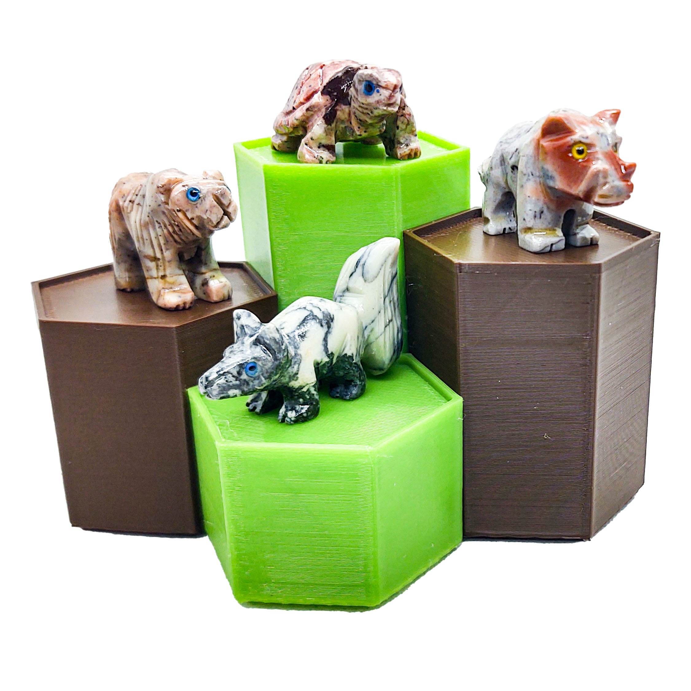 Spirit Animal Worlds - Forest Favorites Set - Hand Carved Collections ...