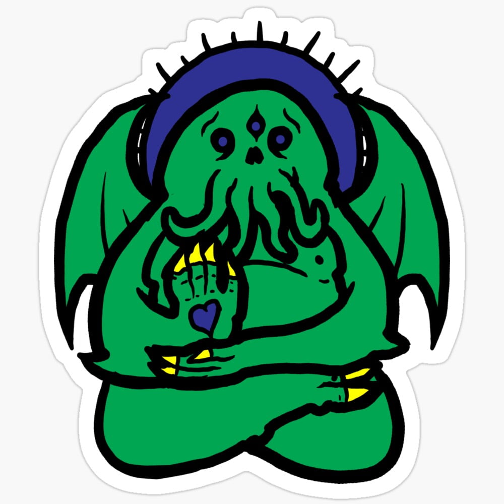Spirit Aninmal Cthulhu Sticker Phone Decal Water Bottle Stickers Car ...