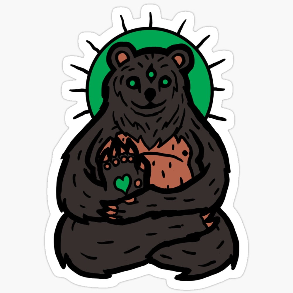 Spirit Bear Sticker Phone Decal Water Bottle Stickers Car Decals, Laptop Sticker - Walmart.com