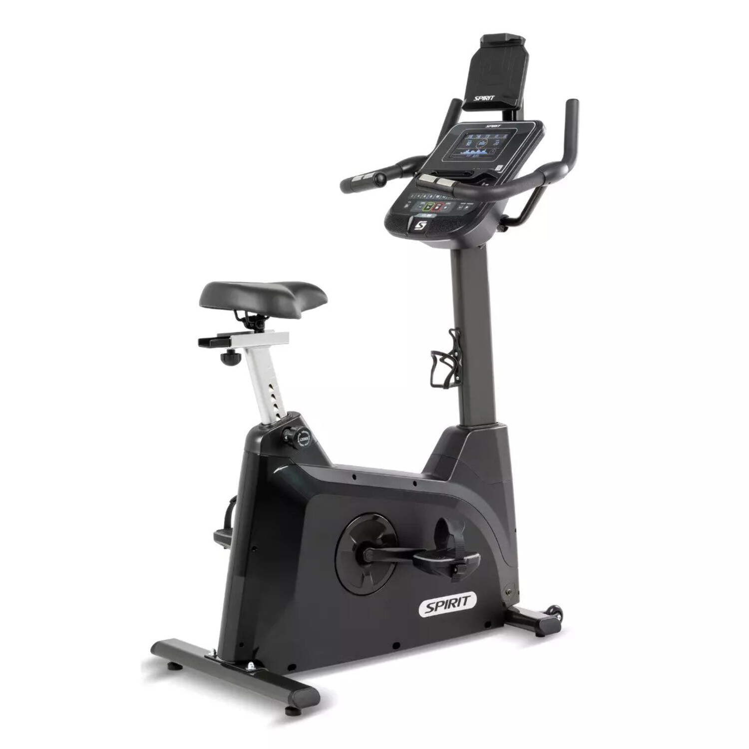 Spirit Fitness Durable Vertical XBU55 Bicycle with LCD Display ...