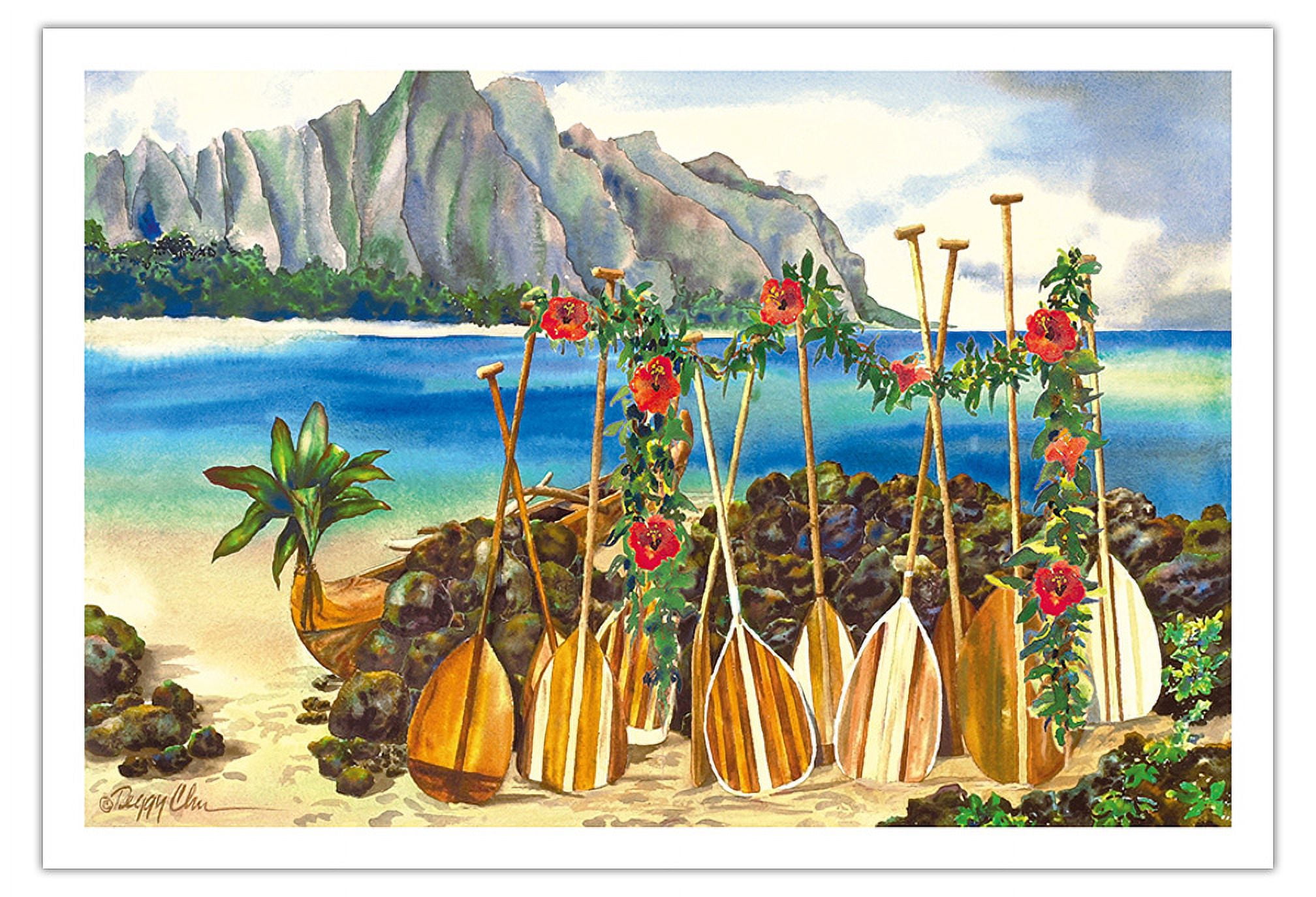 Spirit of the Islands - Hawaiian Canoe (Wa’a) and Paddles (Hoe) - From ...