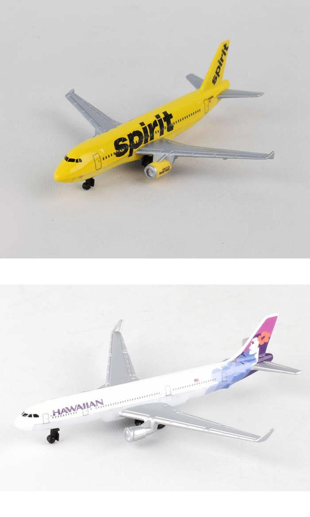 Spirit, Jetblue Airlines Diecast Airplane Package - Two 5.5" Diecast ...