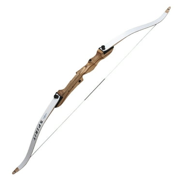 PSE Razorback Jr 54" Long Youth Archery Recurve Bow - White Range Bow ...