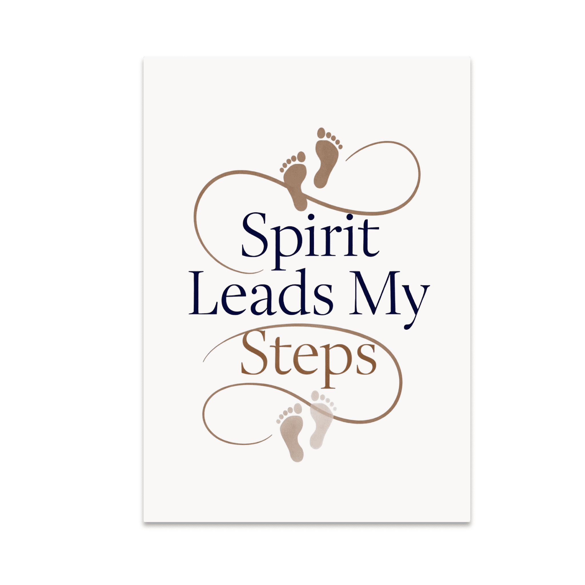 Spirit Leads My Steps Wall Art - Spiritual Decor Enthusiast - 13x19 ...