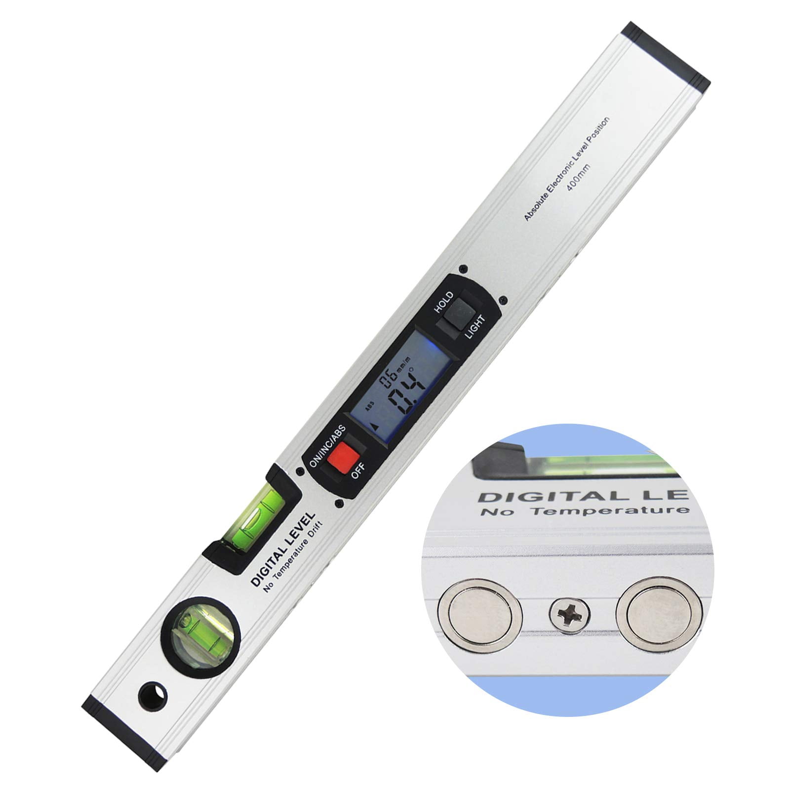 Spirit Level Angle Gauge Finder Upright Magnet 360° Inclinometer ...