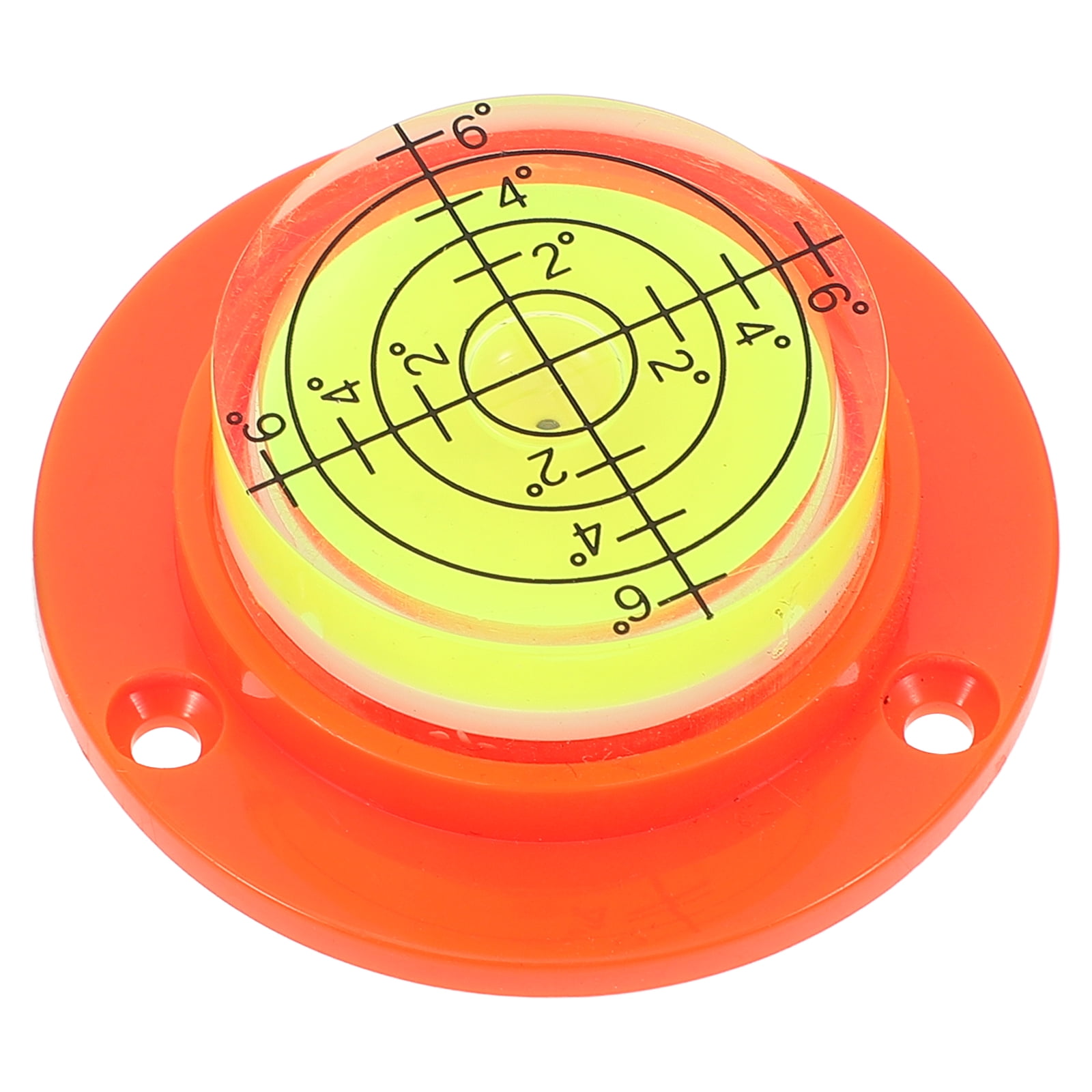Orange Acrylic Bubble Level for Measuring Use Compact and Precise with ...