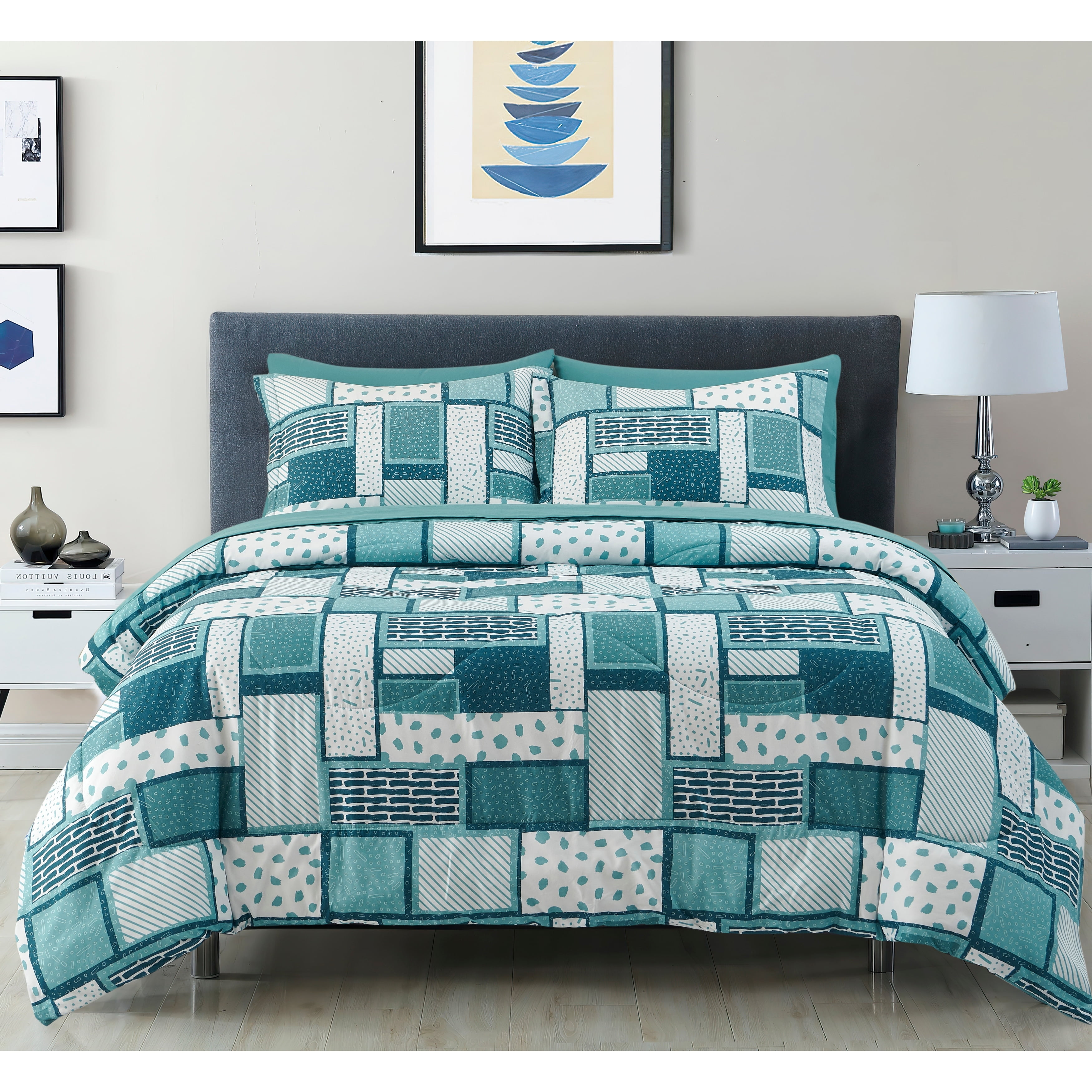 Spirit Linen Home Est. 1988 8PC Bed in a Bag Comforter Set - Queen ...
