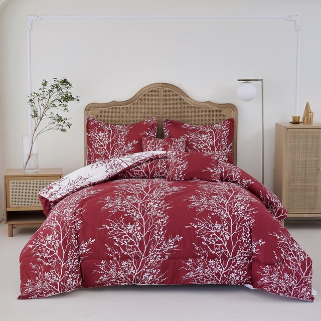 Comforter Sets Queen Burgundy