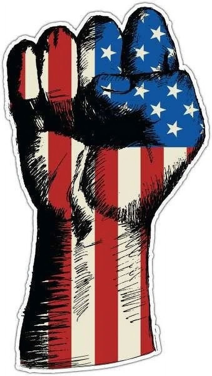 Spirit Of A Nation Usa Flag Hand Car Window Stickerphone Decal Water ...