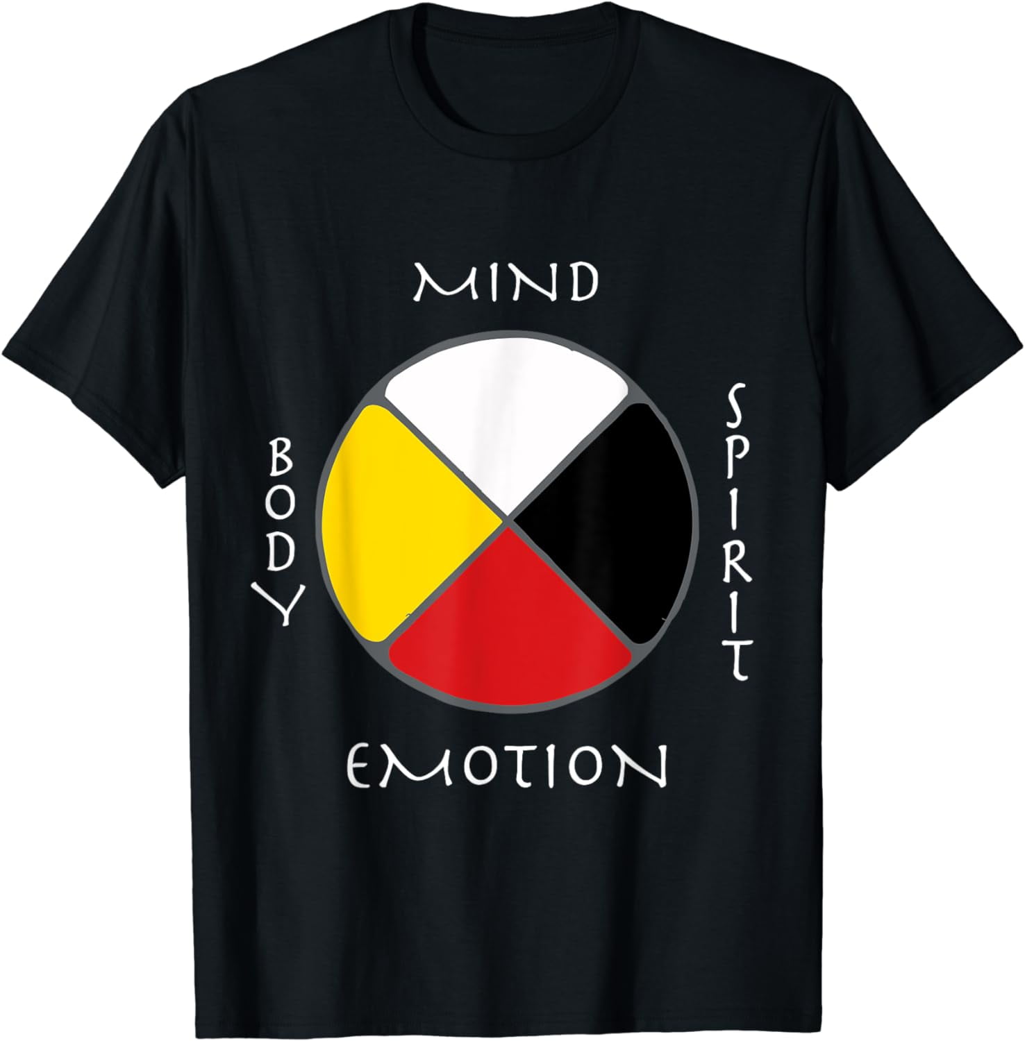 Spirit Native American Medicine Wheel T-Shirt - Walmart.com