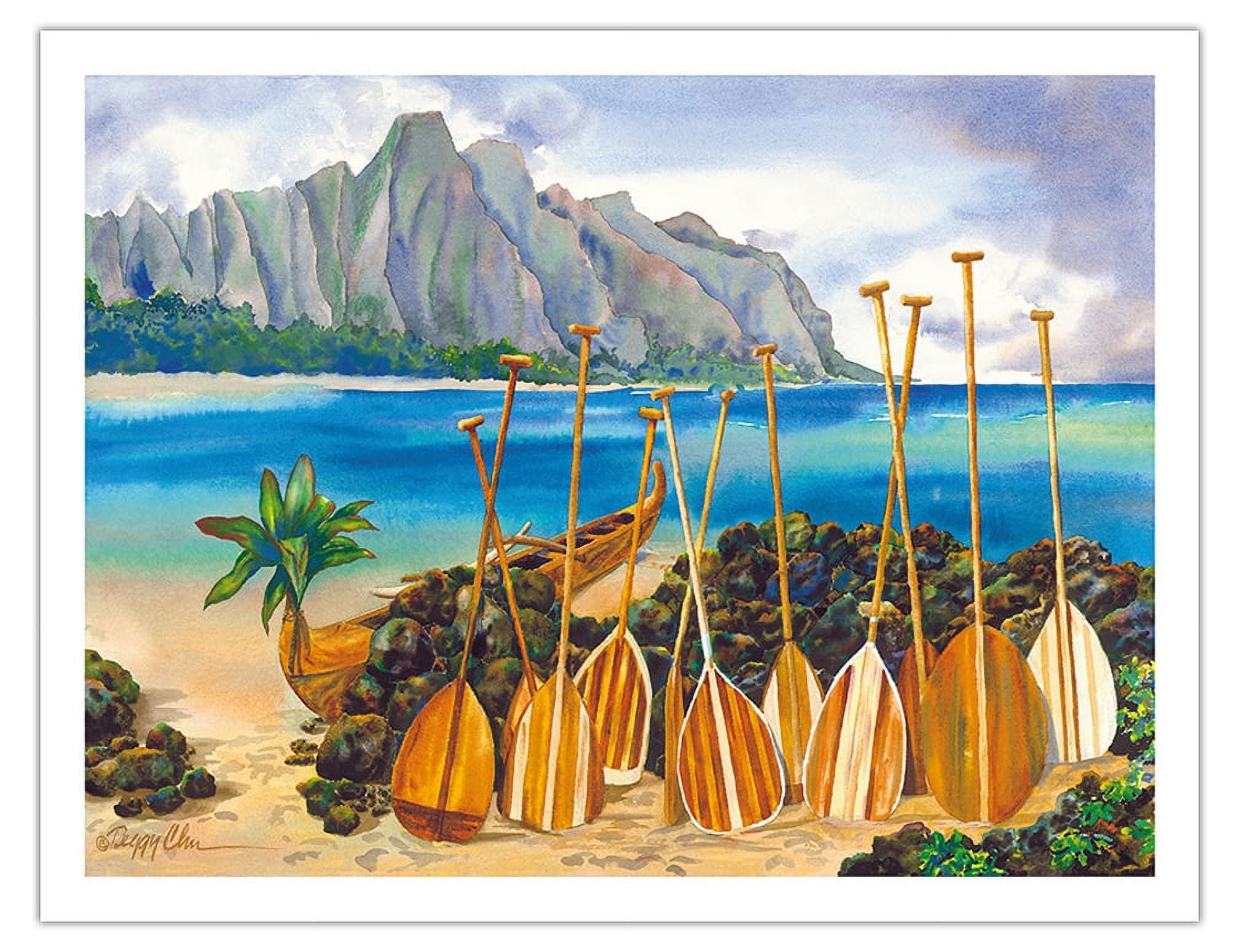 Spirit Of The Paddles - Hawaiian Canoe (Wa’a) and Paddles (Hoe) - From ...