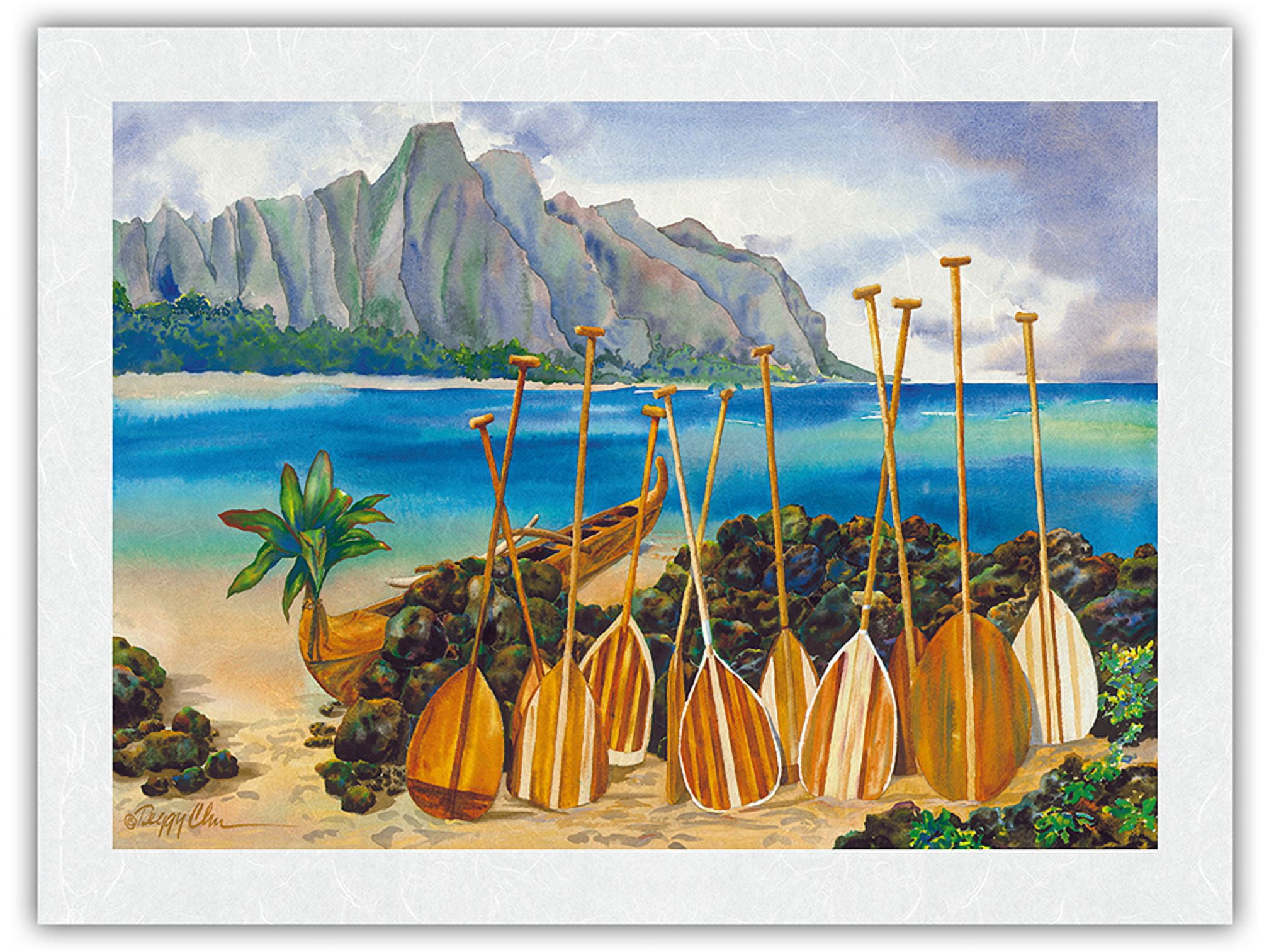 Spirit Of The Paddles - Hawaiian Canoe (Wa’a) and Paddles (Hoe) - From ...
