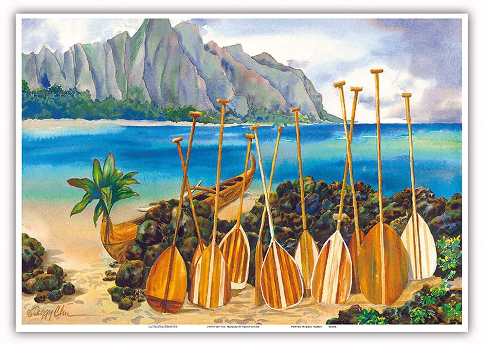 Spirit Of The Paddles - Hawaiian Canoe (Wa’a) and Paddles (Hoe) - From ...