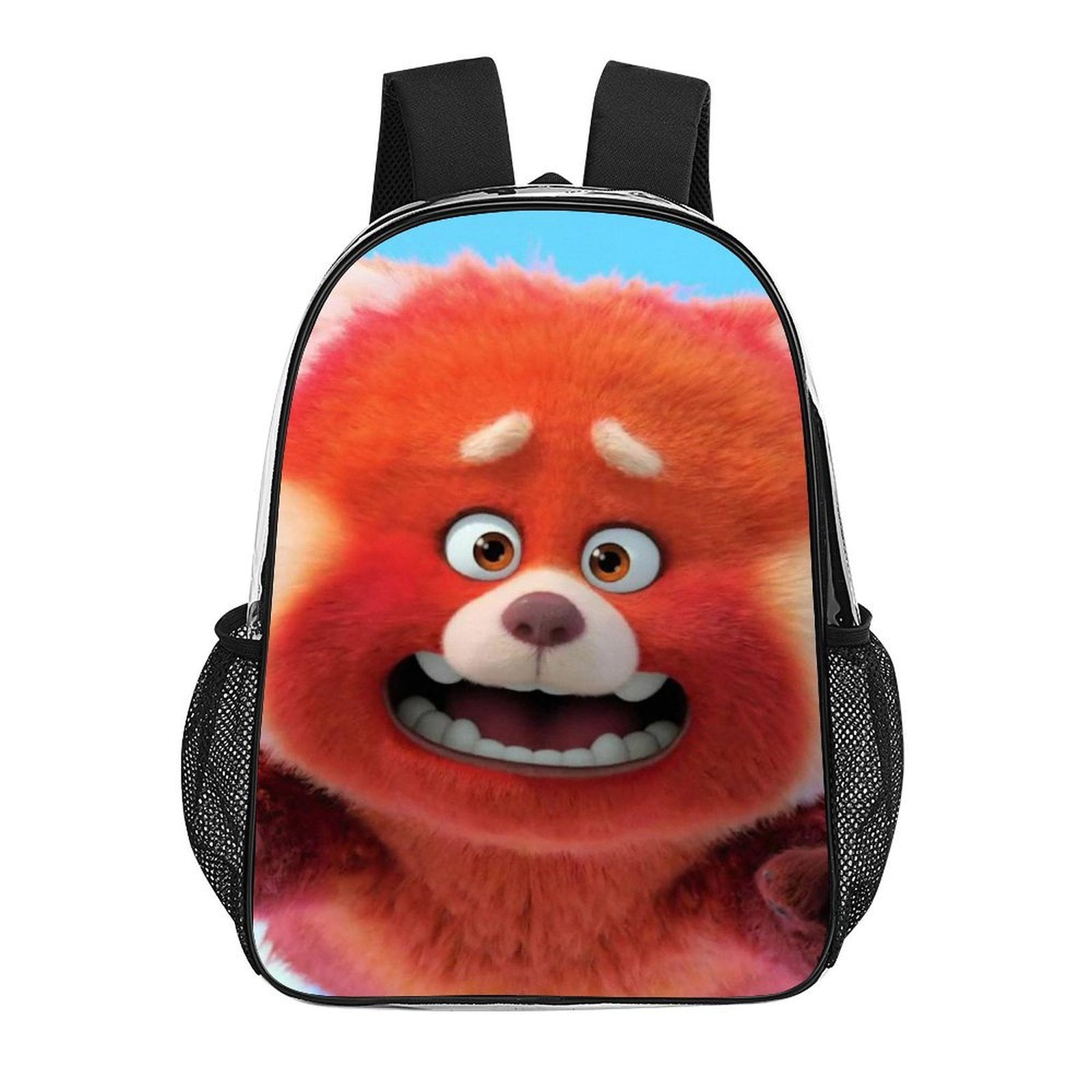 Spirit Panda Turning Red Clear Backpack Transparent Bag 17 Inch Large ...