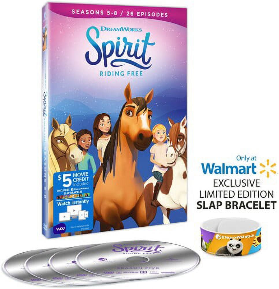 Spirit: Riding Free - Seasons 5-8 (DVD) (Walmart Exclusive), Dreamworks ...