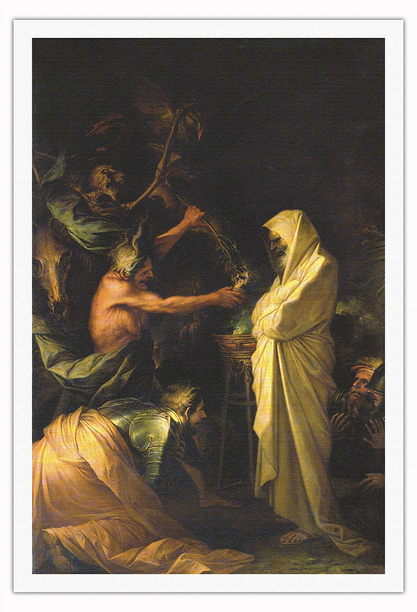 The Spirit of Samuel Appears to Saul at the House of the Witch Endor ...