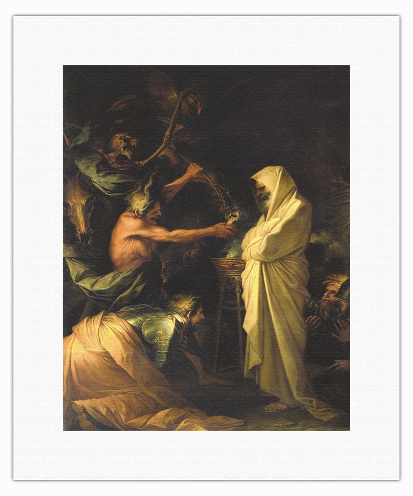 The Spirit of Samuel Appears to Saul at the House of the Witch Endor ...