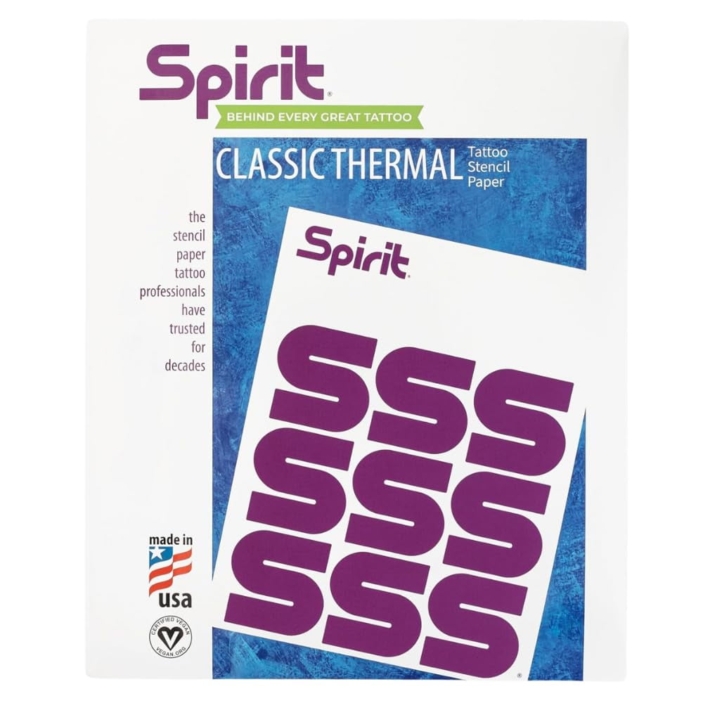 Spirit® Tattoo Transfer Paper TSF6 - A4-Size Stencil Paper for ...