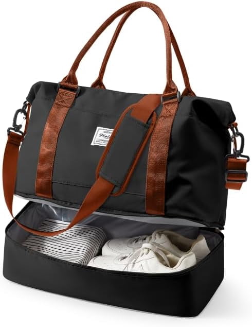 Spirit Travel Duffel - 18x14x8 Weekender Overnight Bag with Shoes ...
