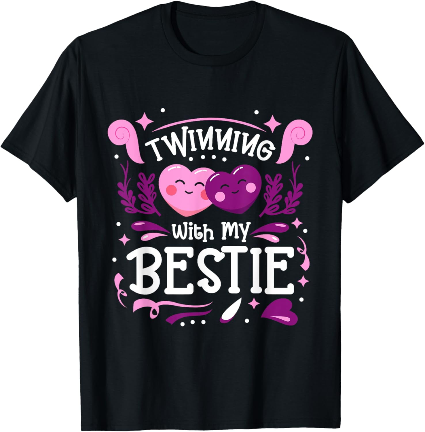 Spirit Week Twinning With My Bestie Friends Matching T-Shirt - Walmart.com