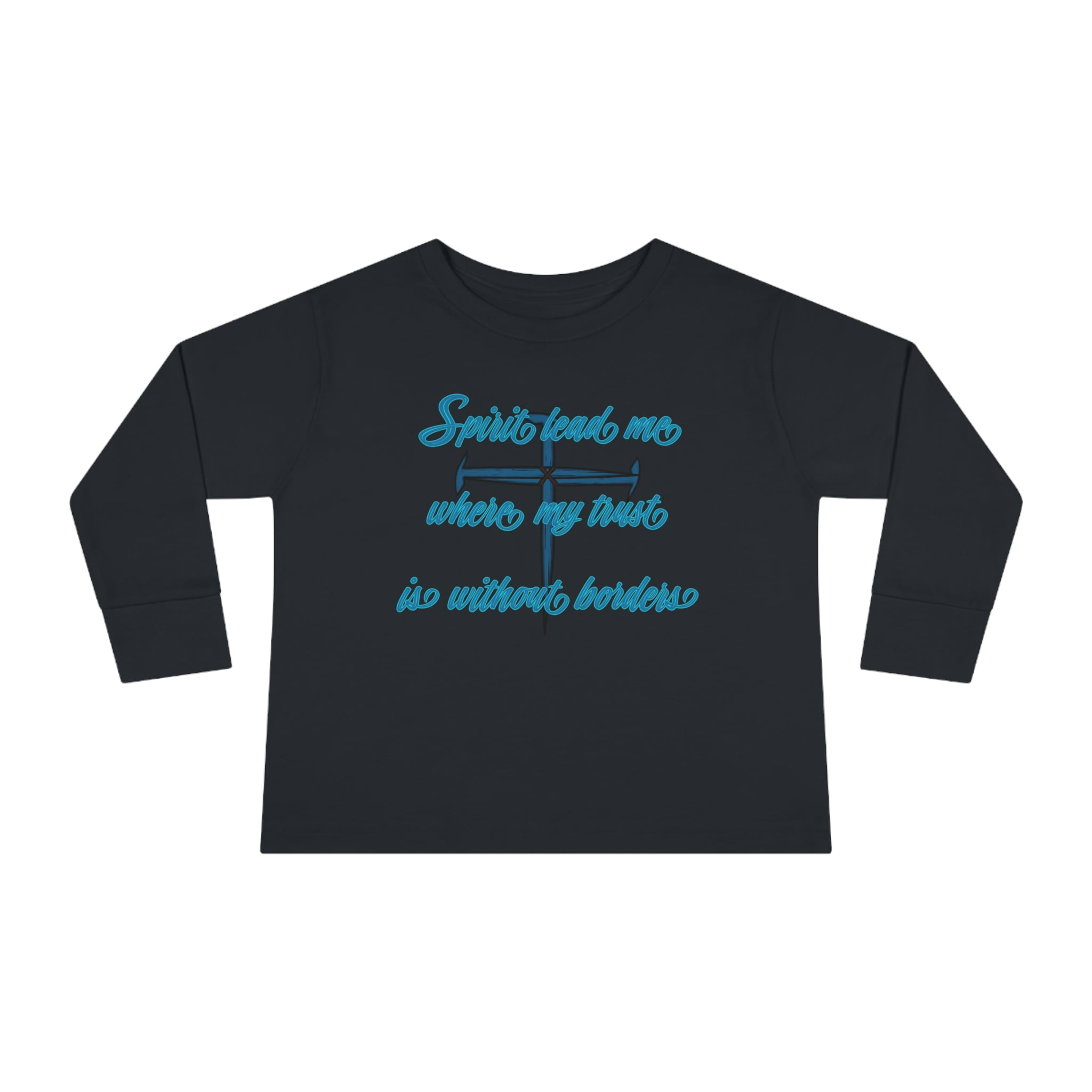 Spirit lead me where my trust is without borders Kids Christian Shirt ...