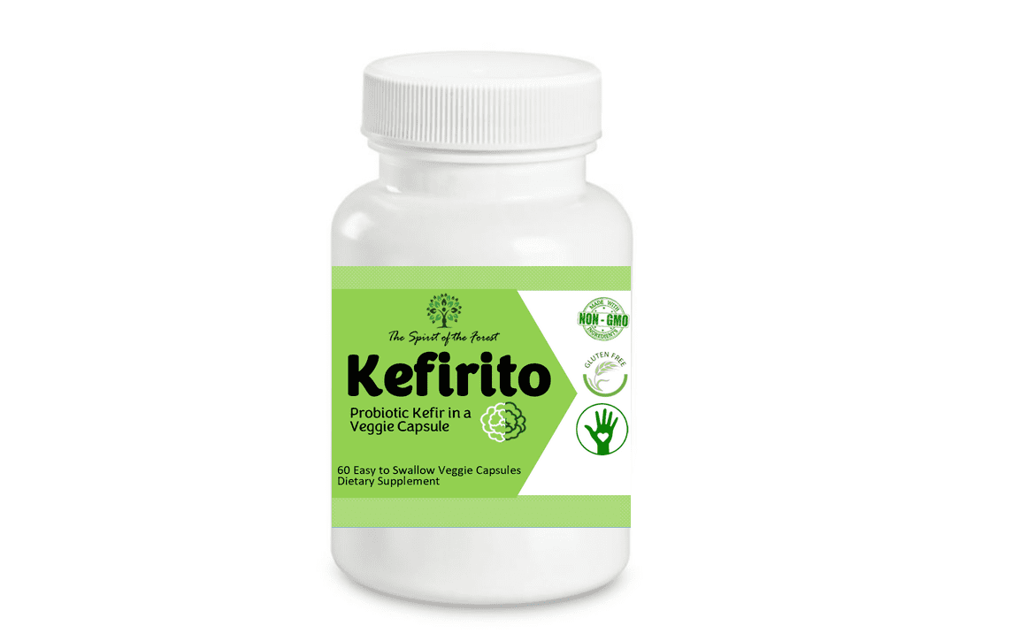 Spirit of the Forest Kefir Capsules - 60ct Organic Probiotic, Unisex ...