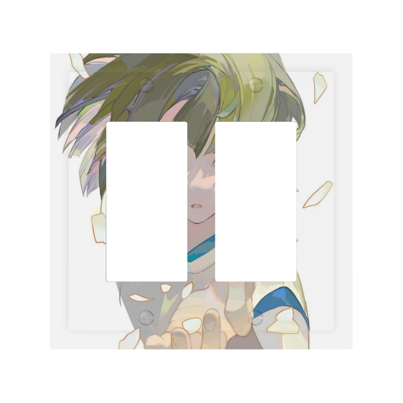 Spirited Away Modern Two-Way Toggle Switch Panel，Made Of Pc，Dustproof ...