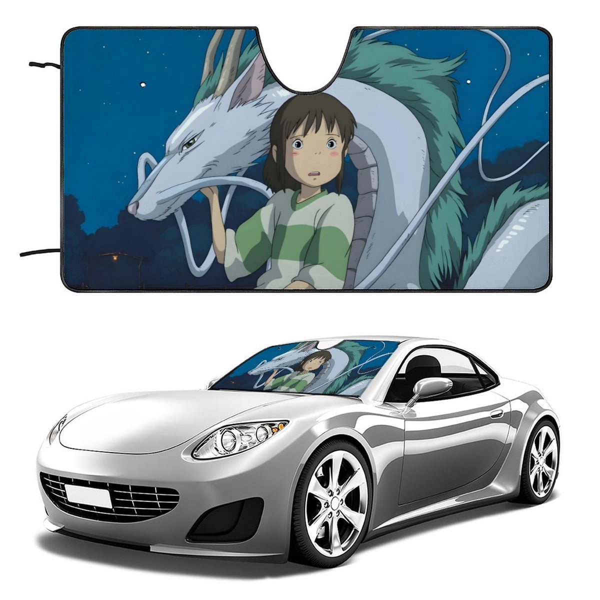 Spirited Away Sen to Chihiro no kamikakushi-theme Windshield Sun Shade ...
